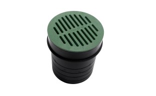 POOL360 | 6" Black Riser for 6" Round Spee-D® Catch Basin Drain