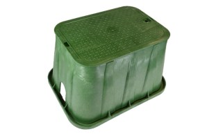 POOL360 | Pro-Spec™ 14" x 19" Green Valve Box with Green ICV ...