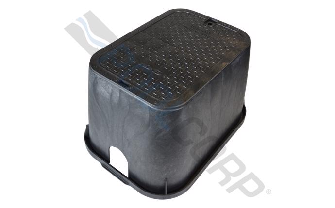POOL360 | 14" x 19" Black Standard Series Valve Box