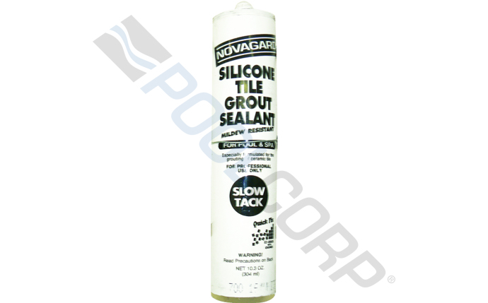 POOL360 | 10 oz White Novaflex Silicone Tile Grout