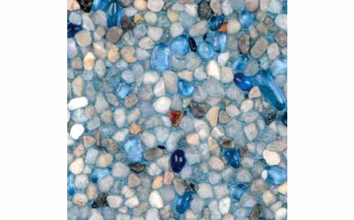 POOL360 | Aqua White StoneScapes® Touch of Glass Pebble Pool Finish ...