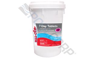 POOL360 | 50 lb Drum 3" 8 oz 7-Day Chlorine Tablets Wrapped
