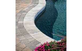 POOL360 | 4" x 9" x 2 3/8" 6cm Brickyard Bullnose Coping