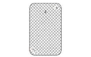 POOL360 | Steel Checker Plate Cover