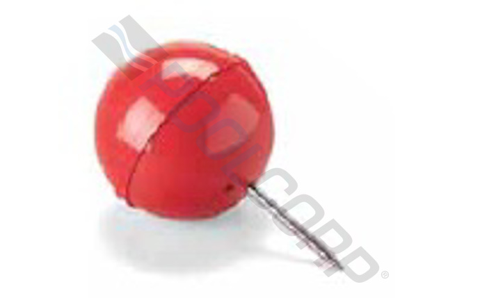 POOL360 | Red Plastic Spherical Tee Marker