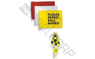 POOL360 | Red Pin Placement Indicators for 3/4" Tournament Flagsticks