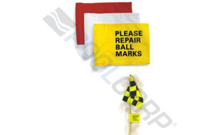 POOL360 | Yellow Pin Placement Indicators for 3/4" Tournament Flagsticks