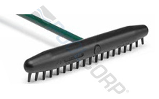 POOL360 | 17" Hunter Green Ace II™ Bunker Rakes with 54" Honeycomb Handles