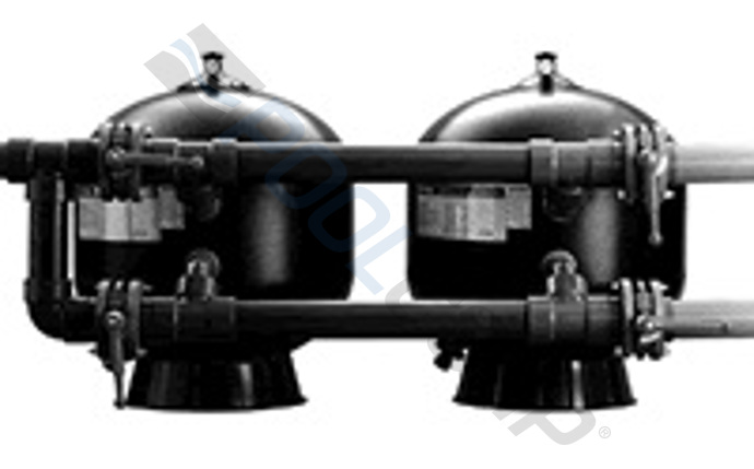 POOL360 | 6" Two Tandem Filter Kitfor SCH 40 for Triton TR100C-3 or ...