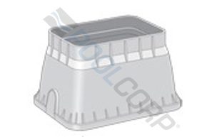 POOL360 | 12" Brown Mulch Standard Valve Box