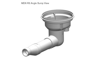 POOL360 | White Vinyl MDX-R3 Debris Drain