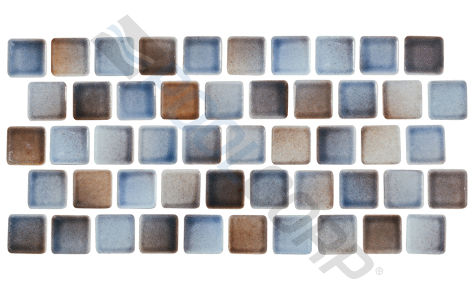 POOL360 | 1" x 1" Mix Mosaic Tile Sandy Beach Blend