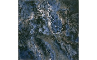 POOL360 | 6" x 6" Caldera Tile Blue Azurite Bullnose