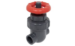 POOL360 | .5" Gray PVC Socket Gate Valve