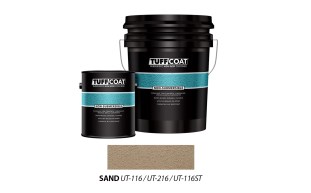 POOL360 | 1 gal Sand UT-116 Non-Submersible Medium Texture UT-100 Series Non-Skid Coating