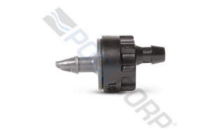 POOL360 | Black Xeri-Bug™ Drip Emitter with Check Valve 1.0 GPH 100 per bag