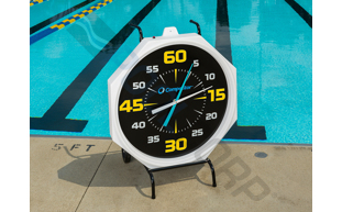 POOL360 | 31" Black Face Portable Pace Clock with Battery