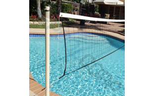 POOL360 | Black Replacement Anchor Mount Volleyball Posts
