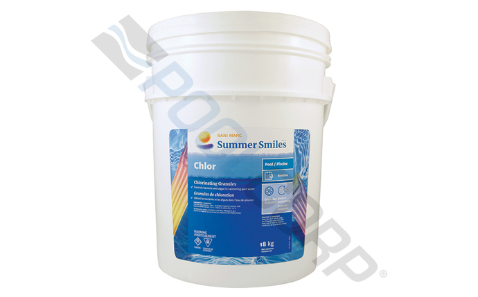 POOL360 | 18kg Summer Smiles Chlor Chlorinating Granules