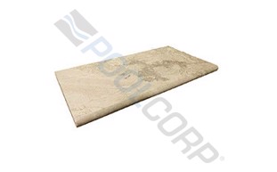POOL360 | 12" x 24" Fantastic Royal Marble Bullnose Leathered Coping