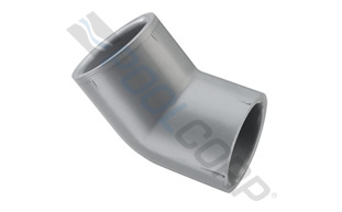 POOL360 | 2.5" SCH80 CPVC 45 Degree Elbow Socket x Socket