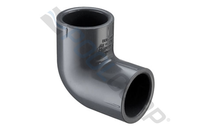 POOL360 | 3" SCH80 PVC 90 Degree Elbow Socket x Socket
