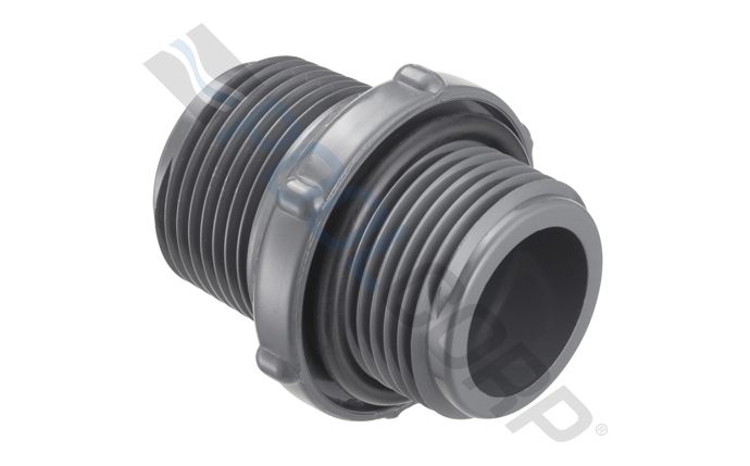 POOL360 | 1" x .75" Manifold Nipple Mipt x Mipt with O-Ring Seal