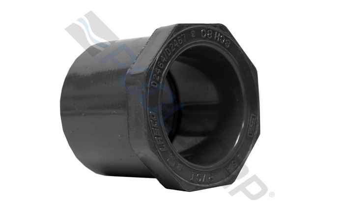 POOL360 | 2" x .5" SCH80 PVC Flush Style Reducer Bushing Spigot x Socket