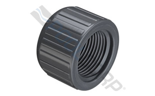 POOL360 | 1" FPT Gray SCH 40 PVC Cap