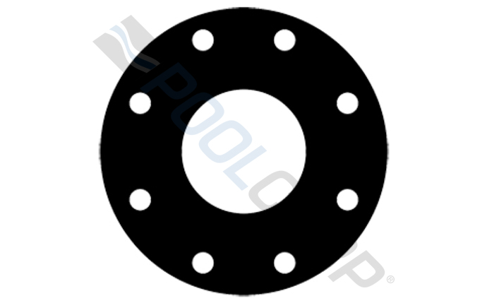 POOL360 | 4" Full Faced Flange Gasket EPDM