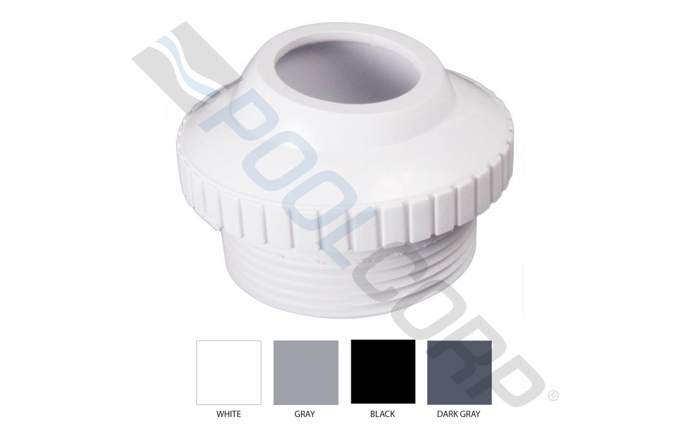 POOL360 | 1.5" MPT Gray Hydrostream Fitting with 1" Opening