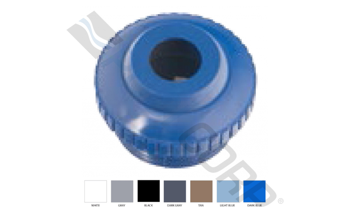 POOL360 | 1.5" MPT Dark Blue Hydrostream Fitting with 3/4" Opening