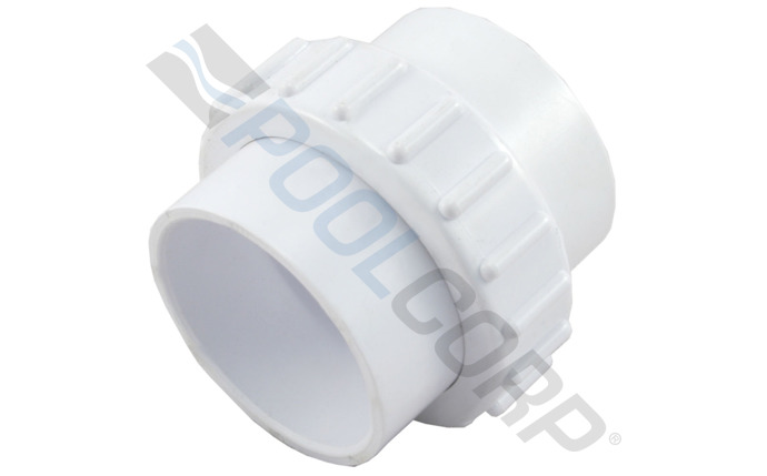 POOL360 | 2" Socket White PVC Self-Aligning Inline Union