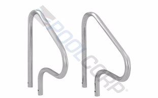 POOL360 | Pair White Figure-4 Handrails