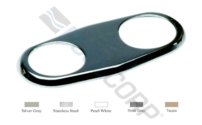 POOL360 | Double Escutcheon Plate for Ring Handrails