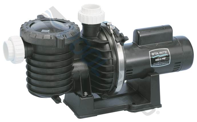 POOL360 | Sta-Rite® Max-E-Pro® 1-Speed Up Rated Pool and Spa Pump 1 HP ...