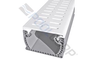 POOL360 | 10' Flowmaster Commercial Deck Drain Top Cap White 4 per case