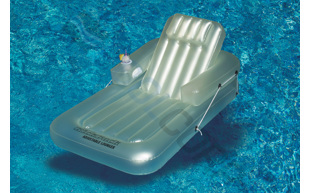 POOL360 | KickBack Single Adjustable Floating Lounger 74" x 44" x 30"