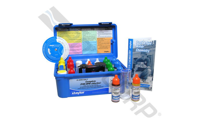 POOL360 | Complete™ kit for Chlorine, pH, Alkalinity, Hardness, CYA, Salt