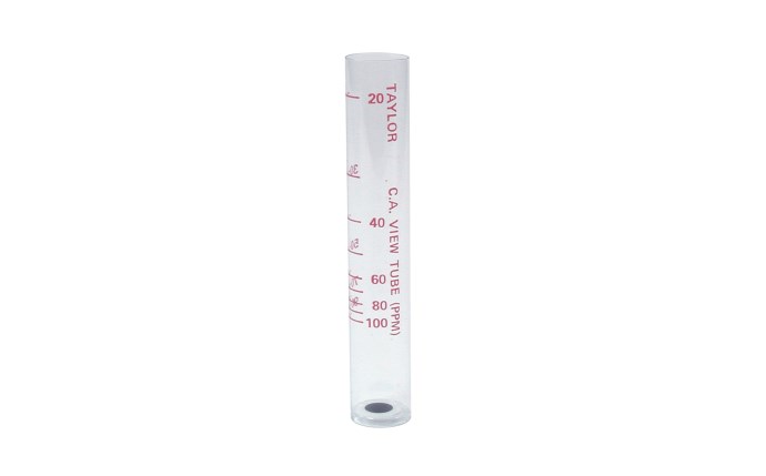 POOL360 | Plastic Graduated Plastic Test Tube For Cyanuric Acid 20-100 ppm