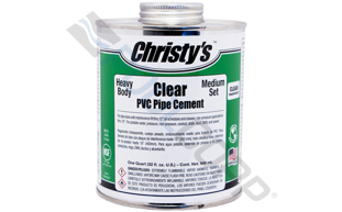 POOL360 | 1 qt Clear Heavy Body PVC Cement