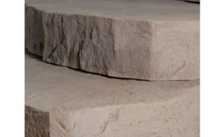 POOL360 | 48" x 32" Maya Patio Slab Step Garden Brown