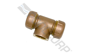 POOL360 | .75" IPS x 1" CTS Lead Free Compression Tee