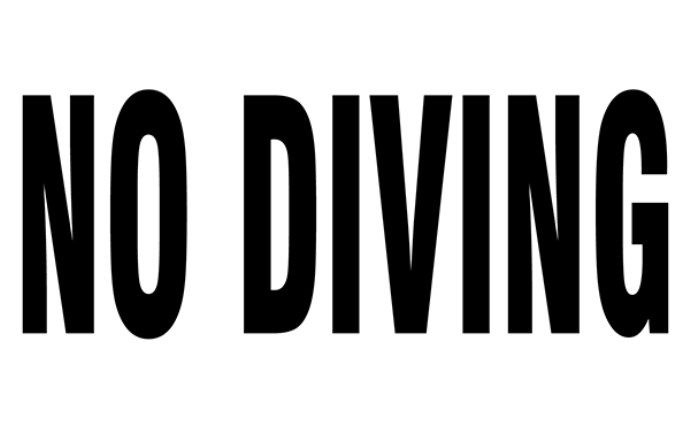 POOL360 | 6" x 12" Flat Smooth No Diving Tile