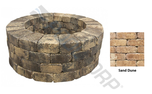 POOL360 | 30" Munich Sand Dune Fire Pit with Ring