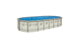 POOL360 | 12' x 18' Oval Buttress Free Kamika Above Ground Pool With 52 ...