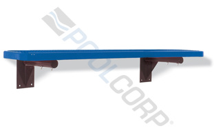 POOL360 | 8' Wall Mount Diamond Bench with Back