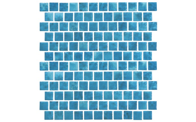 POOL360 | 1" x 1" Mini Koyn Glass Tile Cerulean