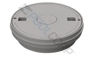 POOL360 | Black Reversible Round Skimmer Lid Assembly