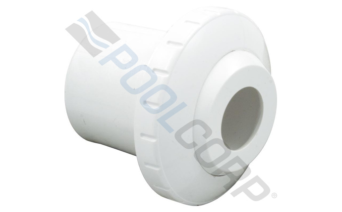 POOL360 | 1-1/2" MPT White Threaded Eyeball Fitting with 3/4" Eyeball Opening Bagged